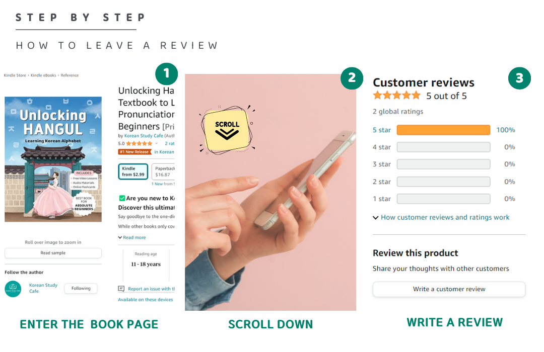 Leave us a review (Unlocking Hangul - Learning Korean Alphabet ... Leave us a review (Unlocking Hangul - Learning Korean Alphabet ...